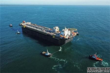 中集来福士建造的巴油P71 FPSO船体顺利抵达巴西-中华航运网