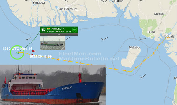 短讯：“AM DELTA”号杂货船遭遇袭击，大部分船员被绑架-中华航运网